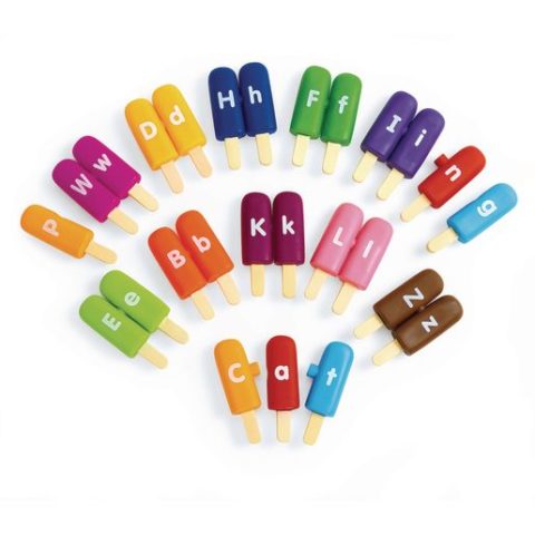 Matching Letter Game - A DIY Puzzle Made with Recycled Materials