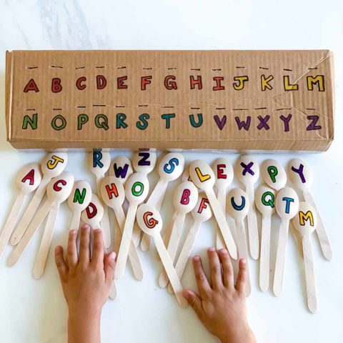 The Best Letter Recognition Game for Preschoolers - 7 Days of Play