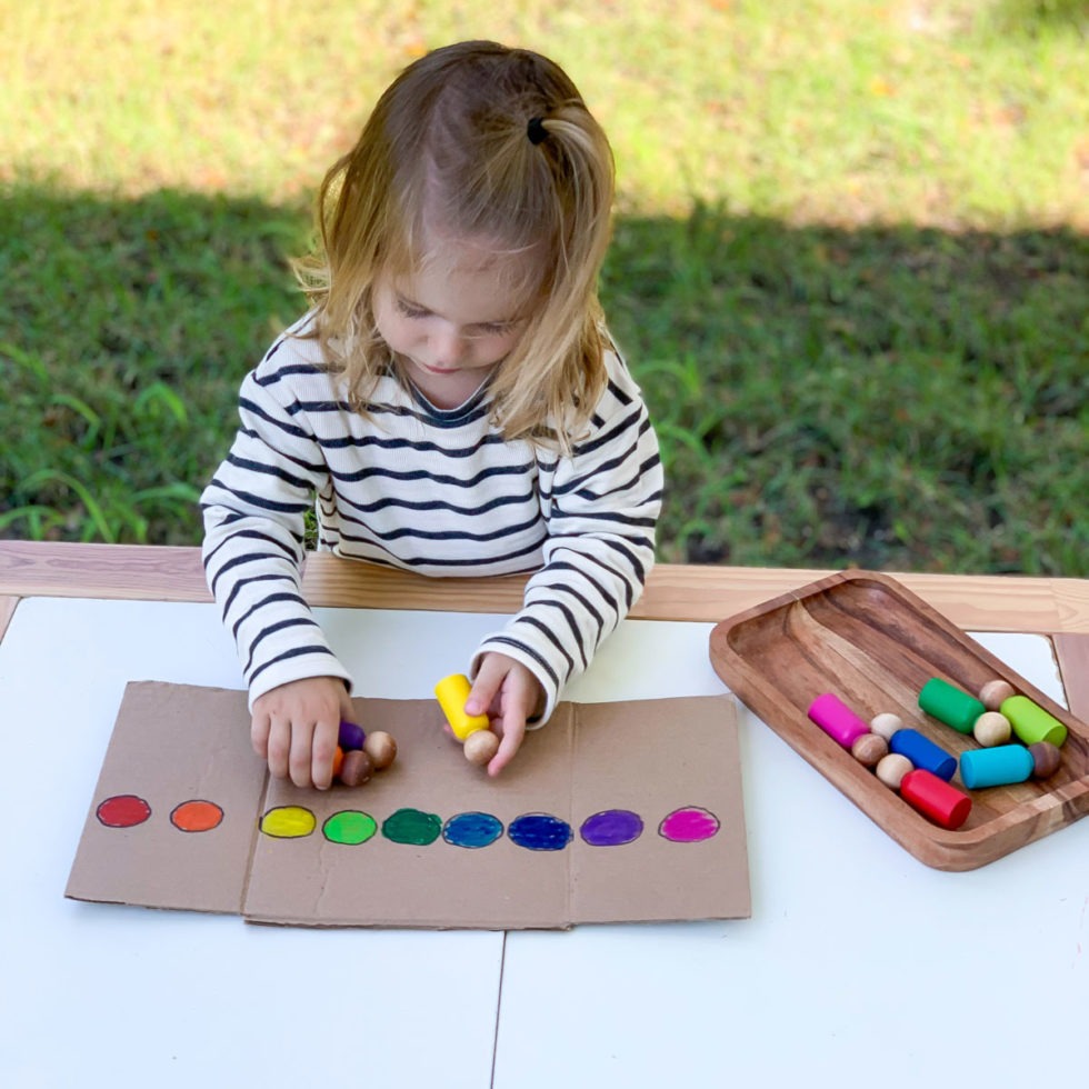 Peg People Color Matching Game - 7 Days of Play