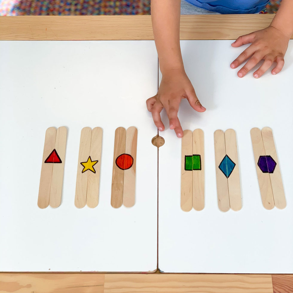 Simple Shape Puzzle - Early Math Activity - 7 Days of Play