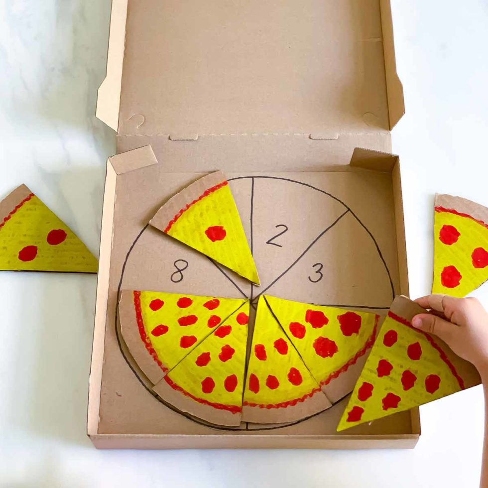 Number Recognition Game for the Pizza Lover - 7 Days of Play