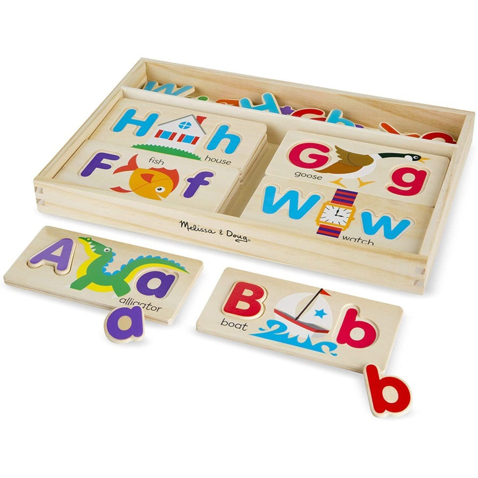 DIY Alphabet Matching Puzzle - Teach Letter Recognition - 7 Days of Play