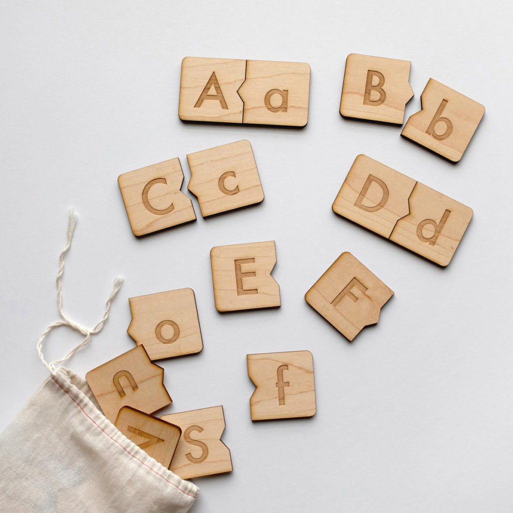DIY Alphabet Matching Puzzle - Teach Letter Recognition - 7 Days of Play