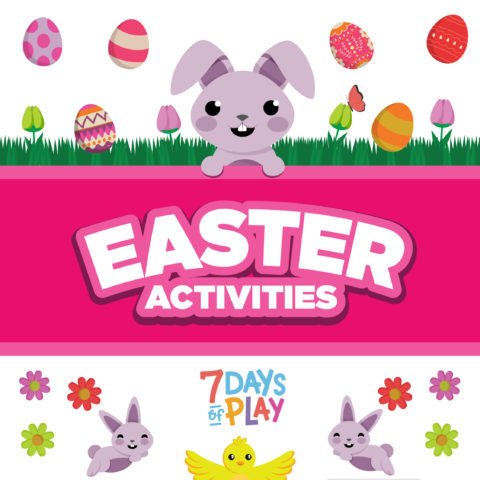 Easter Activity Idea - How to Turn a Glove into a Bunny - 7 Days of Play