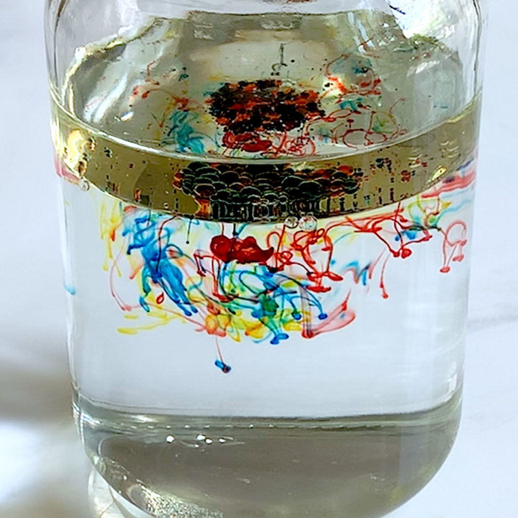 Food Coloring Experiment - Fireworks in a Jar - 7 Days of Play
