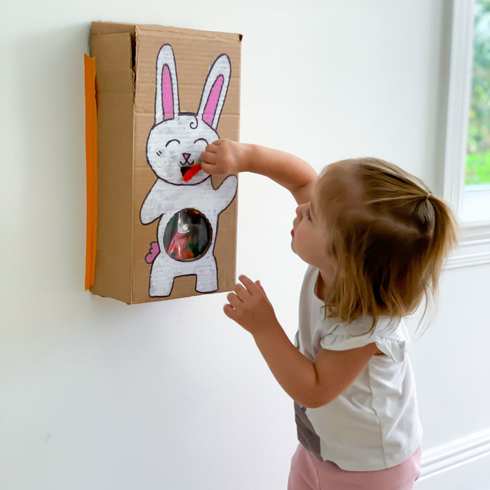 Toddler Activity - Feed The Bunny - 7 Days of Play
