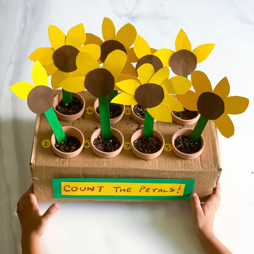 Counting Numbers for Kids - Count the Petals - 7 Days of Play