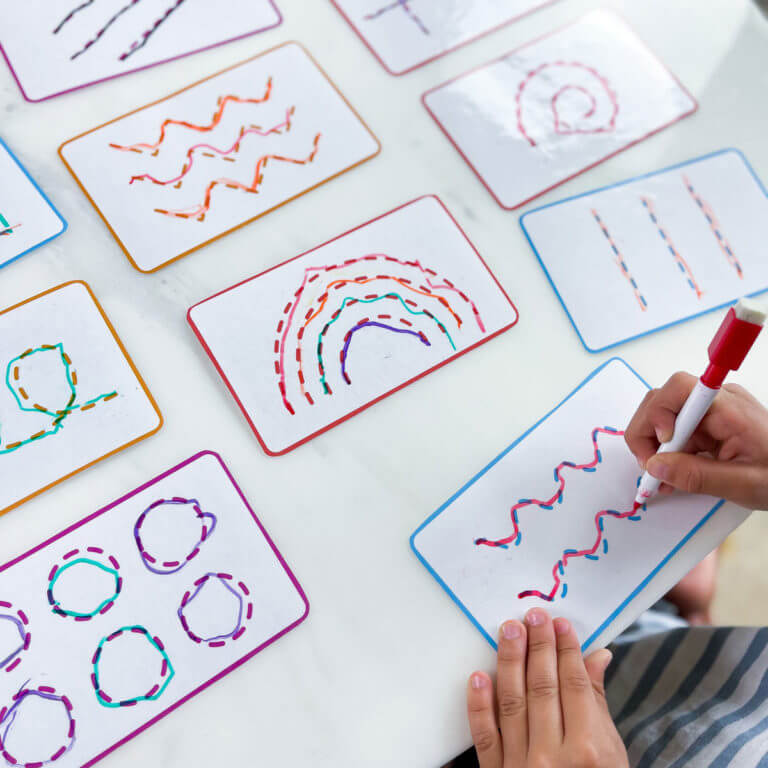 Tracing Activity - Printable Pre-Writing Cards - 7 Days of Play