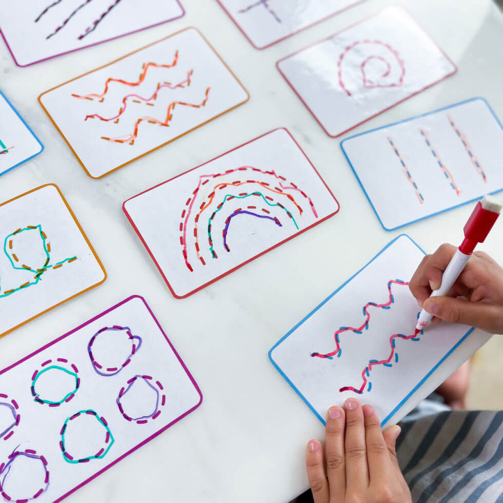 Tracing Activity - Printable Pre-Writing Cards - 7 Days of Play
