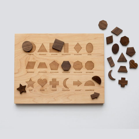 Shape Matching Game - Quick and Easy DIY Puzzle - 7 Days of Play