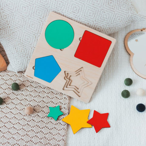 Shape Matching Game - Quick and Easy DIY Puzzle - 7 Days of Play