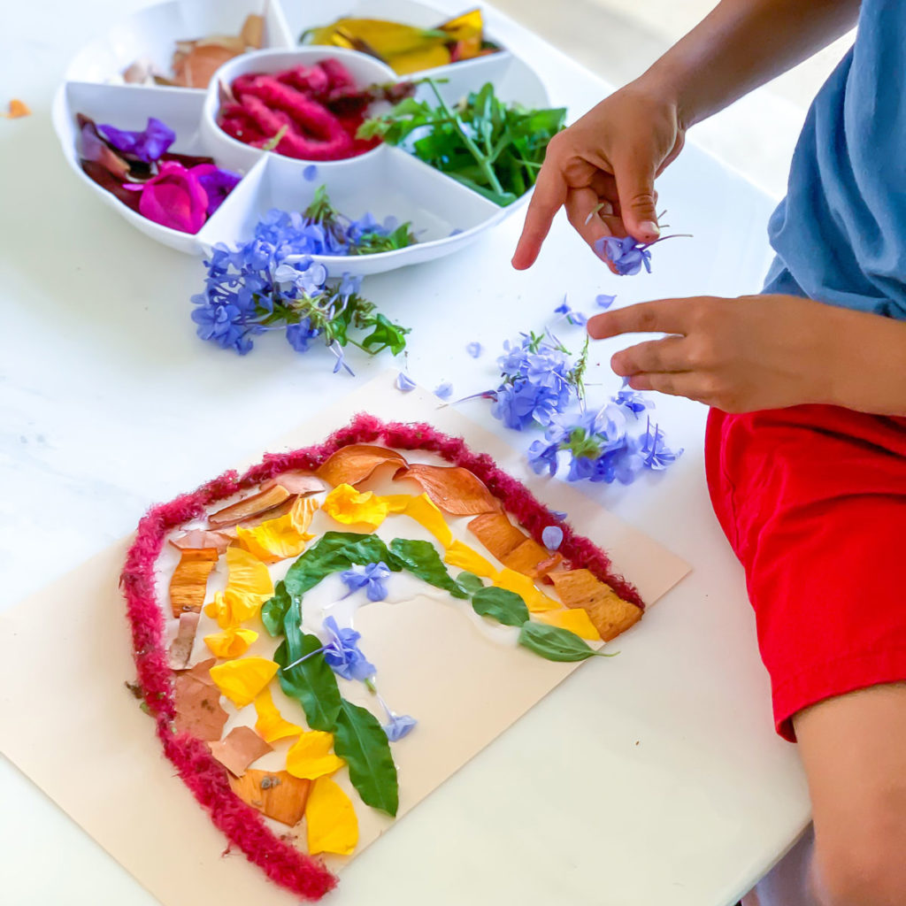 Nature Walk Scavenger Hunt - Color Matching Art - 7 Days of Play