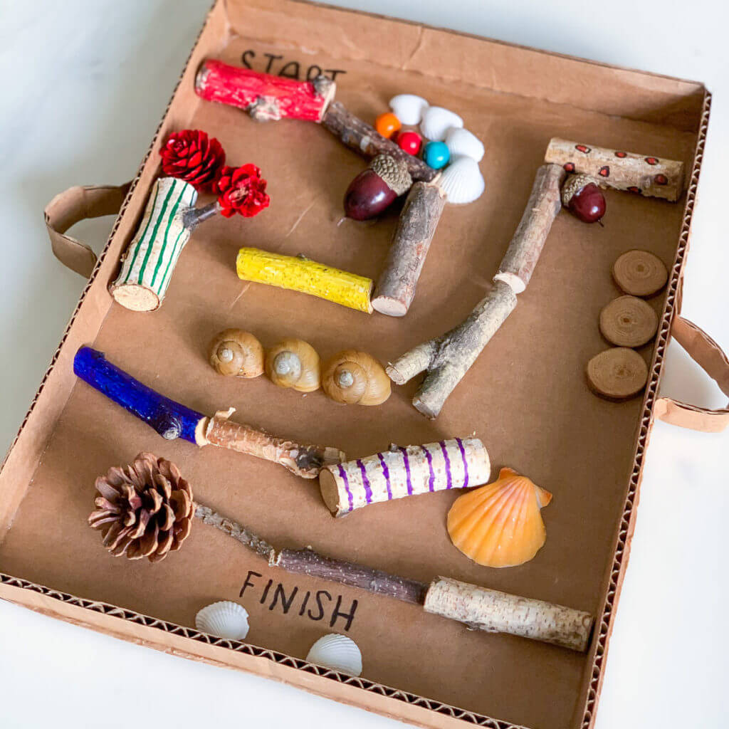 How to Make a Maze with Natural Materials - 7 Days of Play