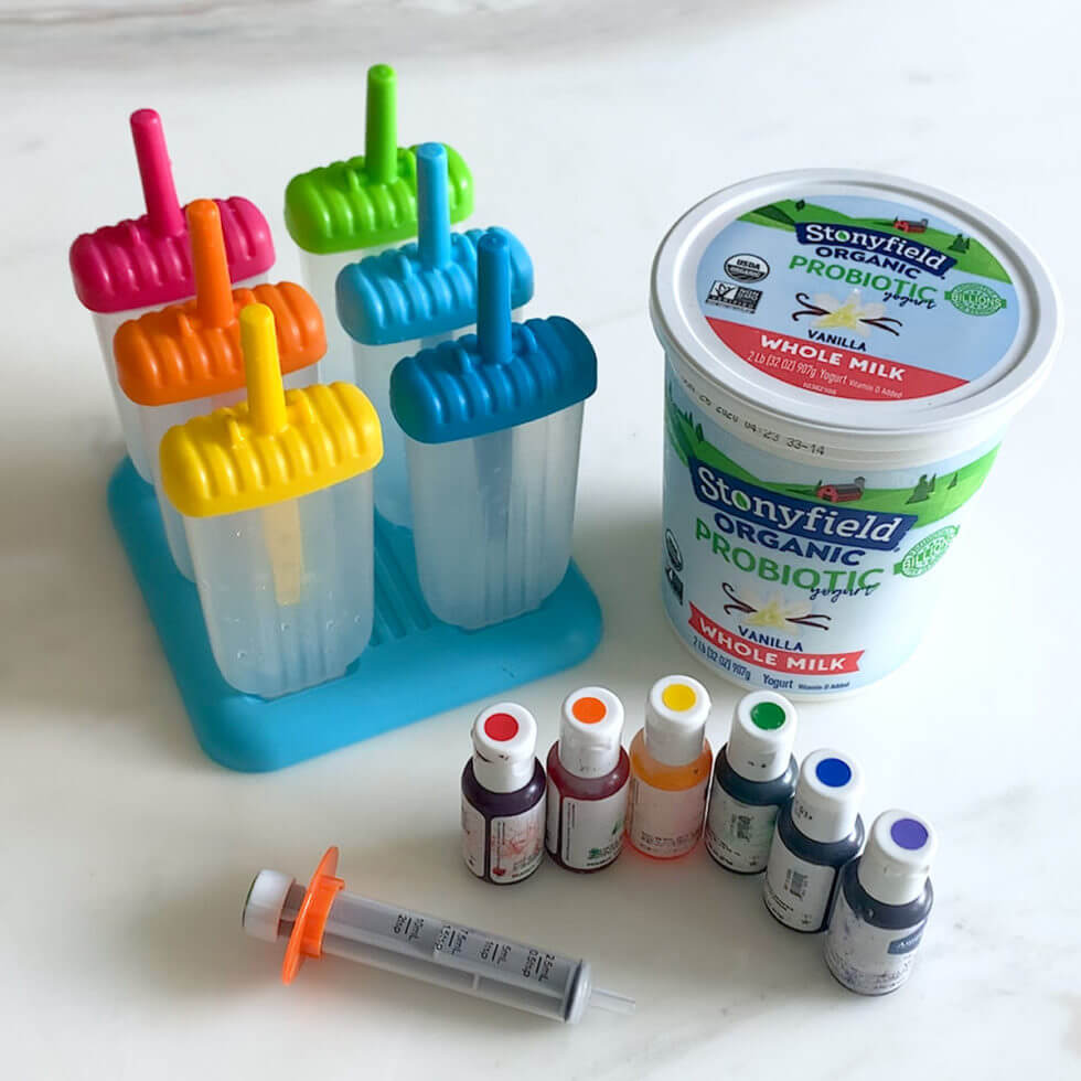Colorful Popsicles - Quick & Easy Recipe Kids Will Love! - 7 Days of Play