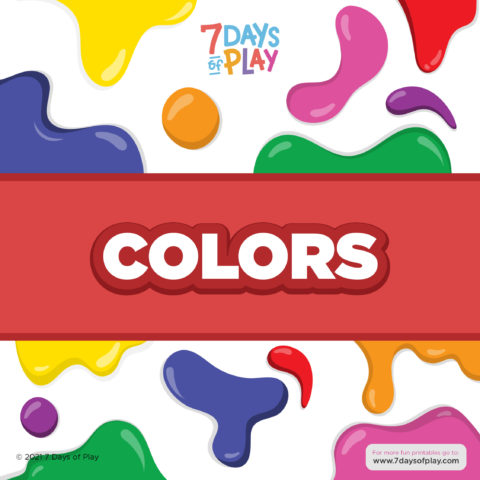 Printable Worksheets All About Colors!