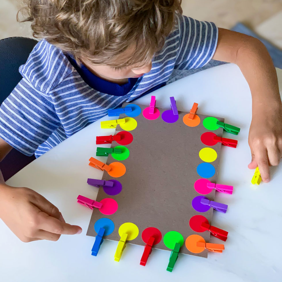 Color Recognition Game - Super Easy to Set Up! - 7 Days of Play