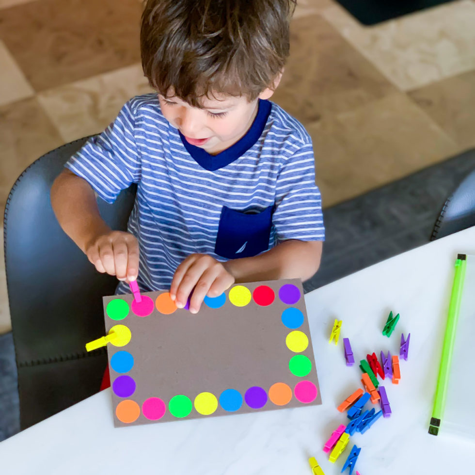 Color Recognition Game - Super Easy to Set Up! - 7 Days of Play