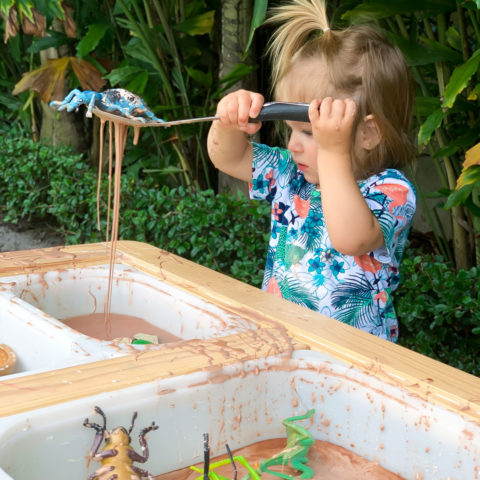How to Make Mud for Play - Taste Safe Oobleck - 7 Days of Play
