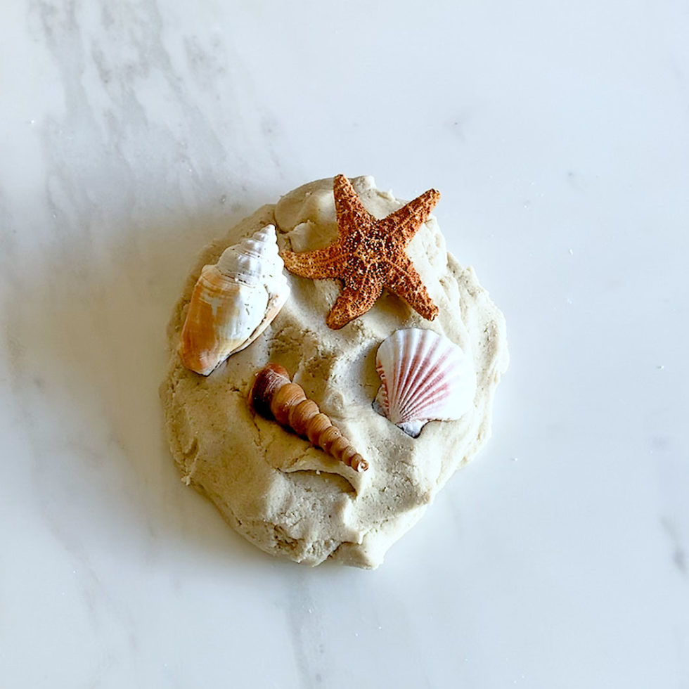 Sand Play Dough - Exciting Ocean Sensory Activity - 7 Days of Play