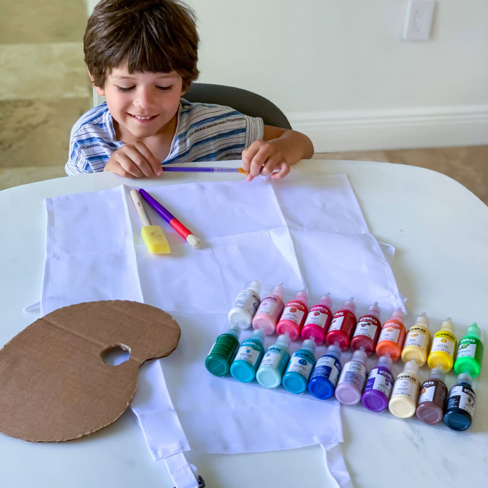 DIY Artist Costume - Easy and Budget-Friendly Dress Up - 7 Days of Play