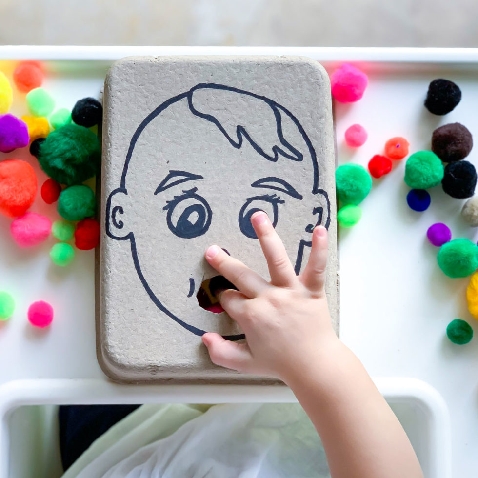 Hand and Eye Coordination - Easy Feed the Baby Game - 7 Days of Play