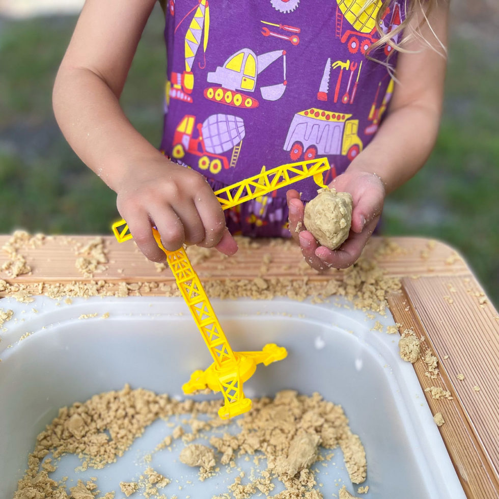 Sensory Sand - Easy to Make and Taste Safe! - 7 Days of Play