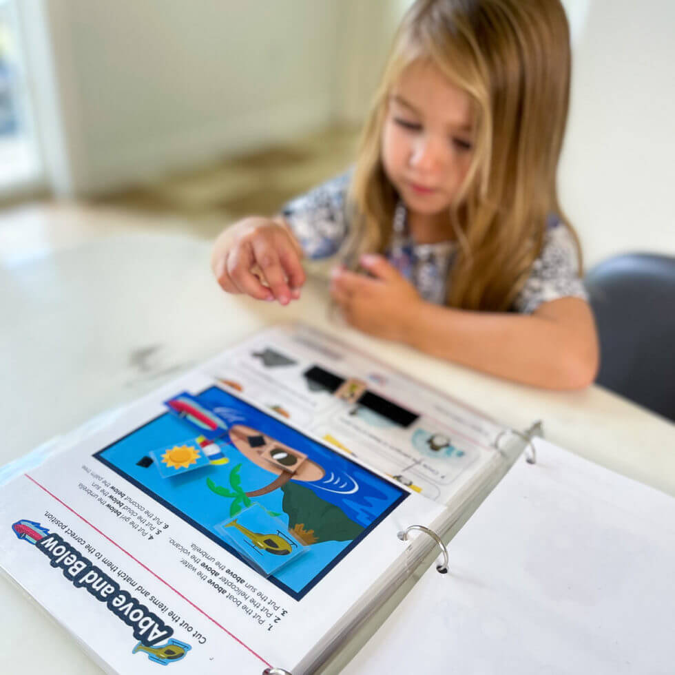 Positional Words for Kindergarten and Preschoolers - 7 Days of Play