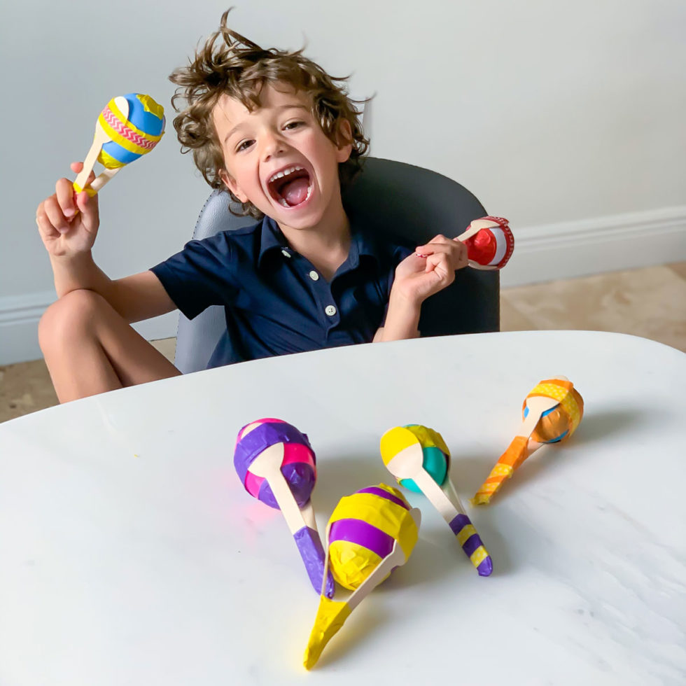 DIY Maracas - How to Easily Make a Musical Instrument - 7 Days of Play