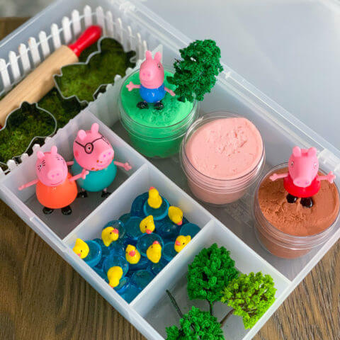 Peppa Pig Activity - Make This Adorable Play Dough Kit - 7 Days of Play