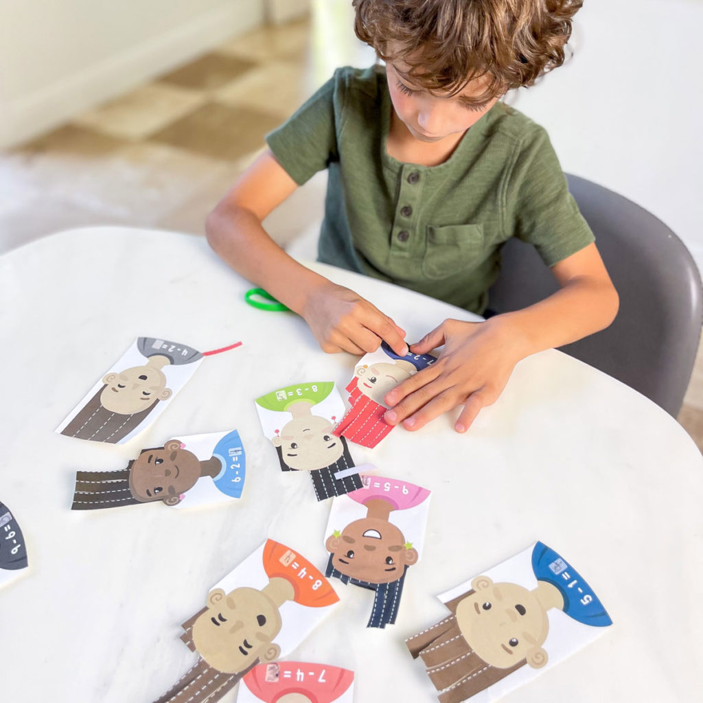 Simple Subtraction Worksheets for Kids! - 7 Days of Play