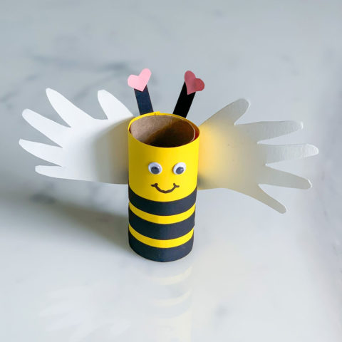 Valentine Handprint Craft - Make This Adorable Bee Mine Keepsake