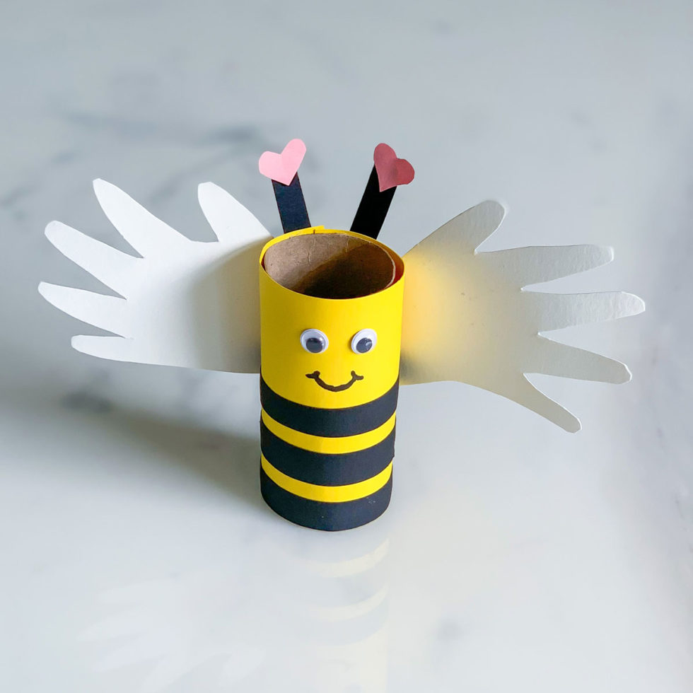 Valentine Handprint Craft - Make This Adorable Bee Mine Keepsake