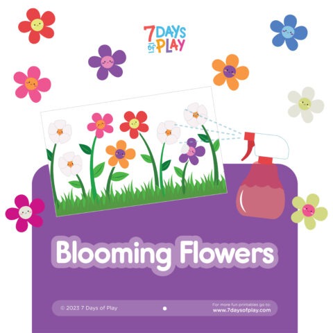 Flower Activity for Preschoolers with Free Printable! - 7 Days of Play