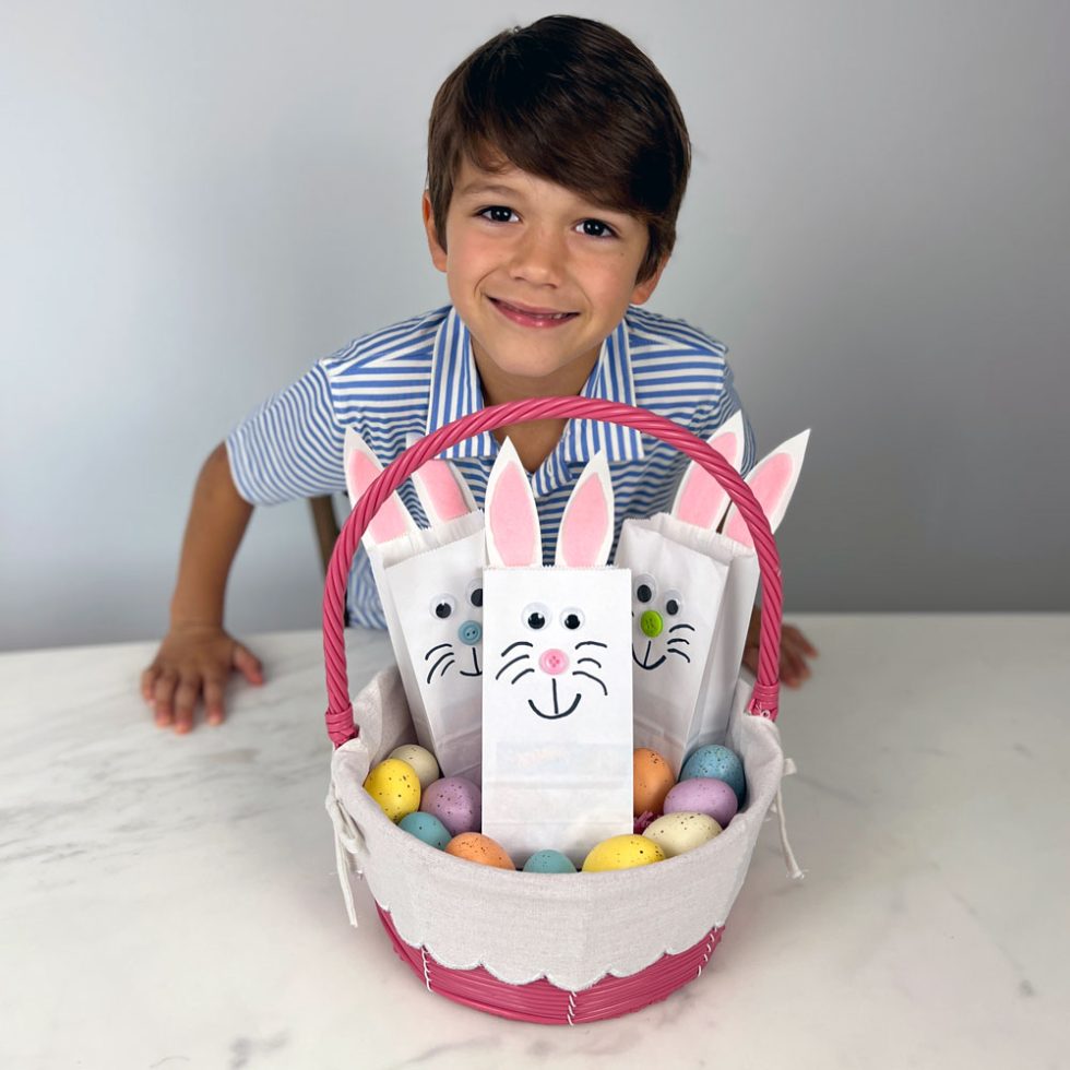 Easter Bunny Bags - How to Make Adorable DIY Gift Bags - 7 Days of Play