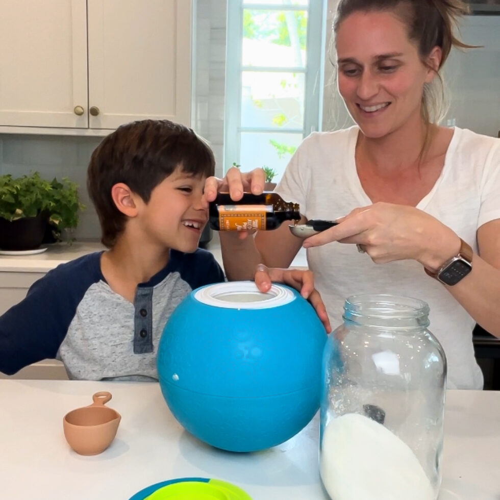 Ice Cream Maker Toy Ball - How to Use and Recipes - 7 Days of Play