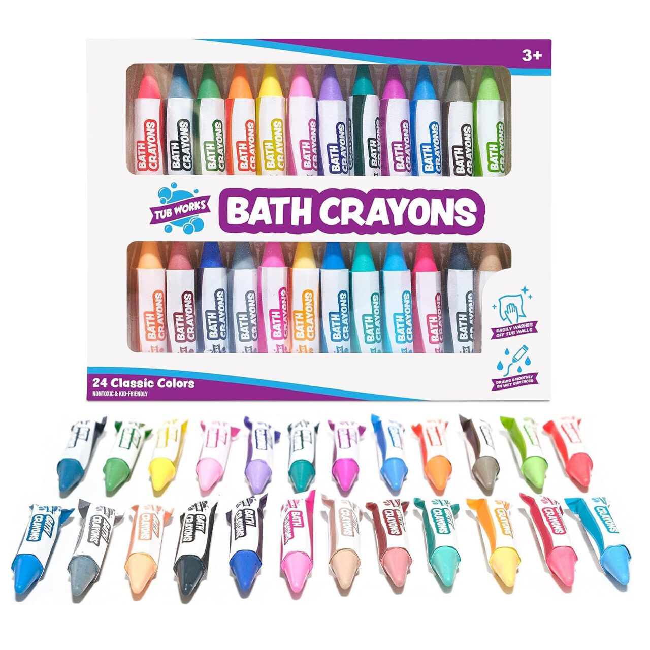 How to Make Kids Bath Paint - Colorful Clean Fun - 7 Days of Play
