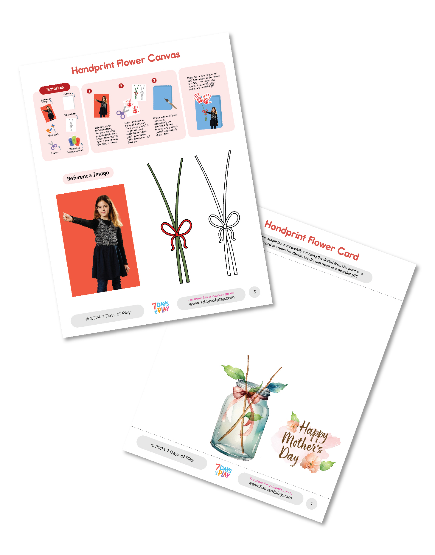 Olive Oil Mister Why I Love My Mother Handprint Craft Kit - Makes 12 ...