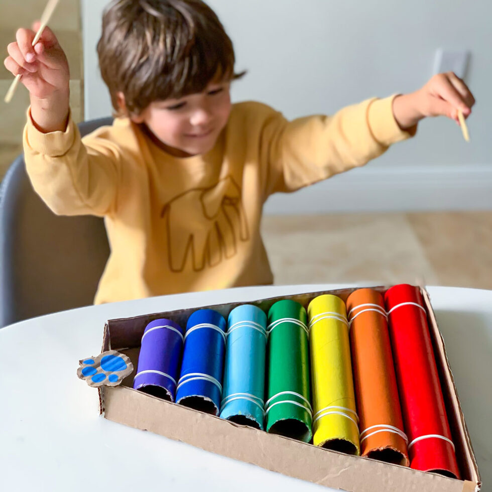 Xylophone Craft - How to Make an X is for Xylophone Craft - 7 Days of Play