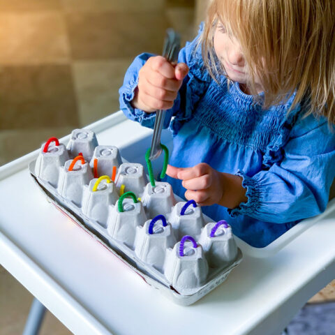 Fine Motor Skills for Toddlers - Simple DIY Activity - 7 Days of Play