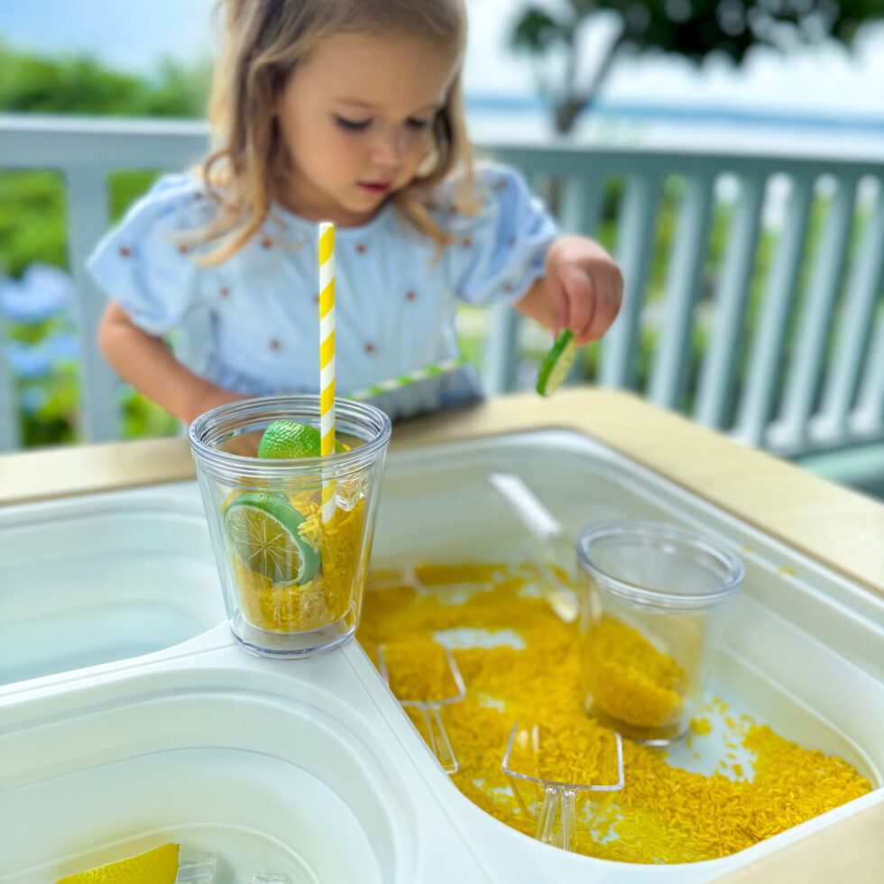 DIY Lemonade Sensory Bin: A Fun 'L is for Lemonade' Activity - 7 Days ...