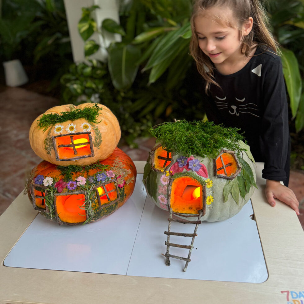 44 Easy Pumpkin Decorating Ideas to Do with Your Kids - 7 Days of Play