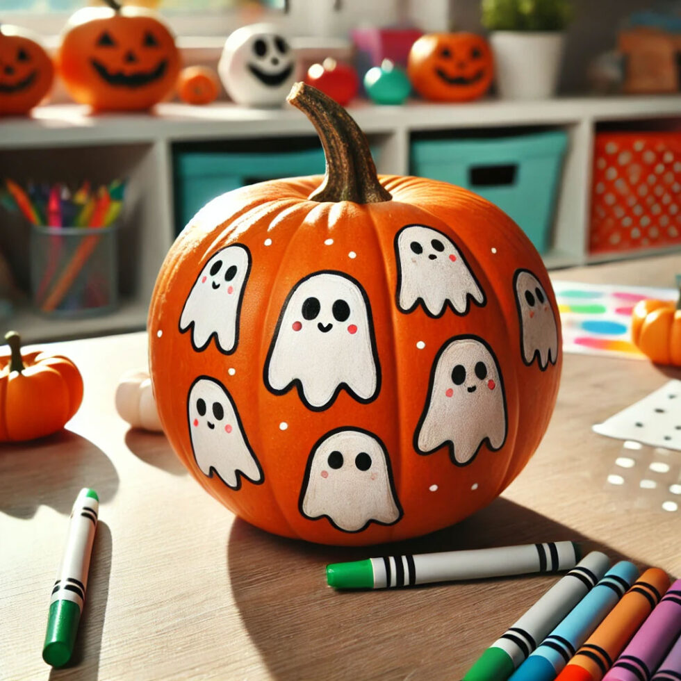 44 Easy Pumpkin Decorating Ideas to Do with Your Kids - 7 Days of Play