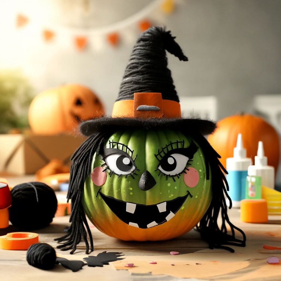 44 Easy Pumpkin Decorating Ideas to Do with Your Kids - 7 Days of Play