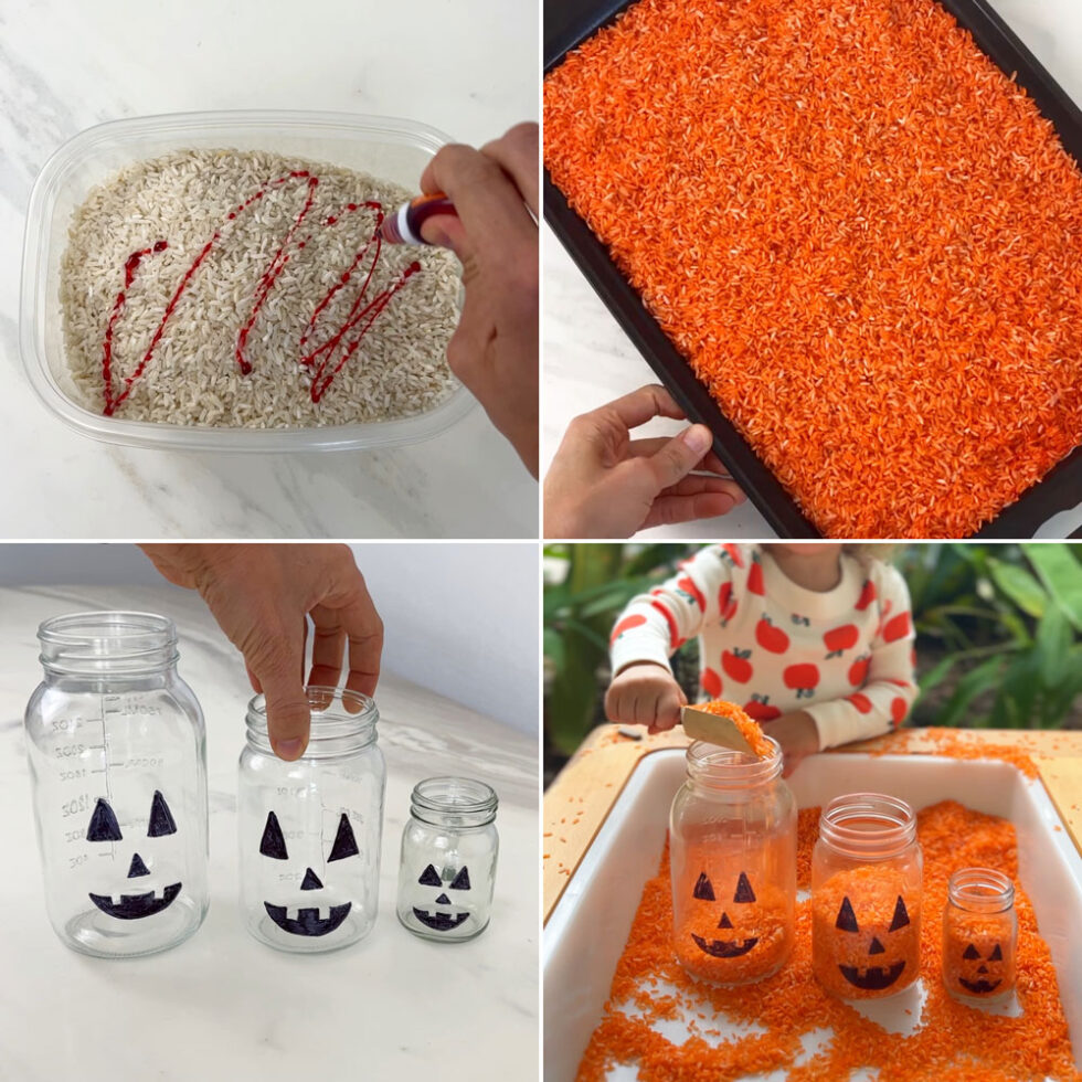 How to Make a Pumpkin-Themed Halloween Sensory Bin