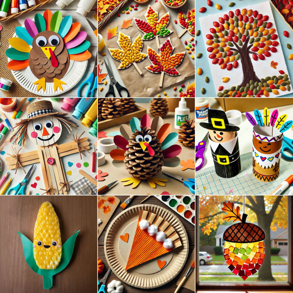 84 Fun and Easy Thanksgiving Crafts and Activities for Kids - 7 Days of ...