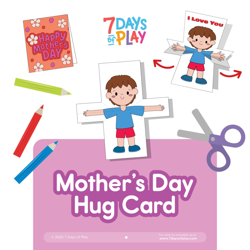 How to Make a Pop-Up Hug Card for Mother’s Day (With Free Printable ...