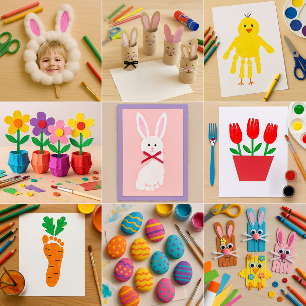 50+ Easy Easter Crafts for Kids That Are Fun and Festive - 7 Days of Play